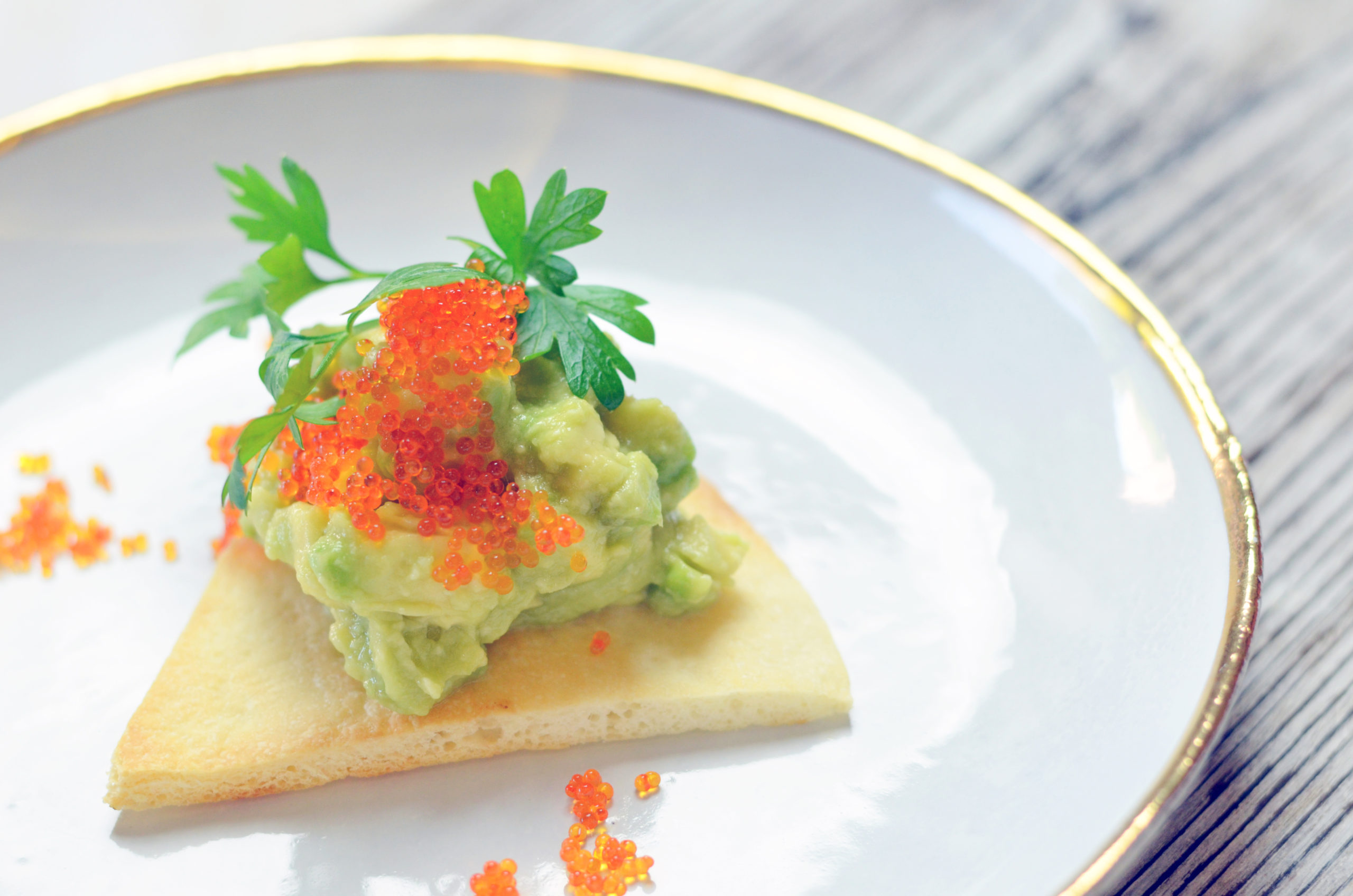 Wasabi Avocado Cream topped with Fish Roe – Kinjirushi Wasabi ...